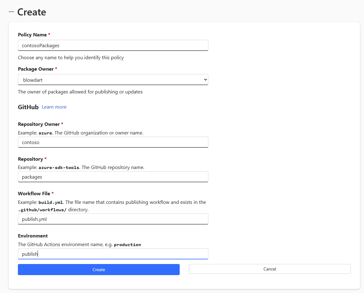 Publishing NuGet packages from a Github Action without secrets